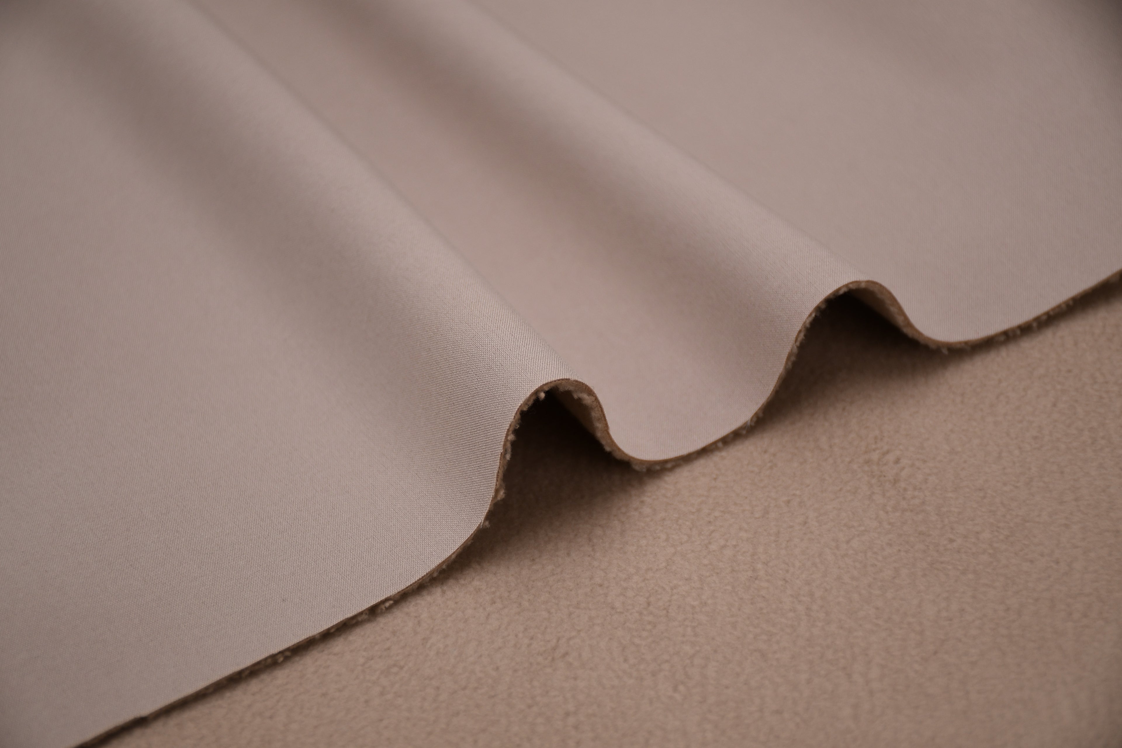Softshell Fleece Water Repellent Fabric- Beige – Frontier Fabrics